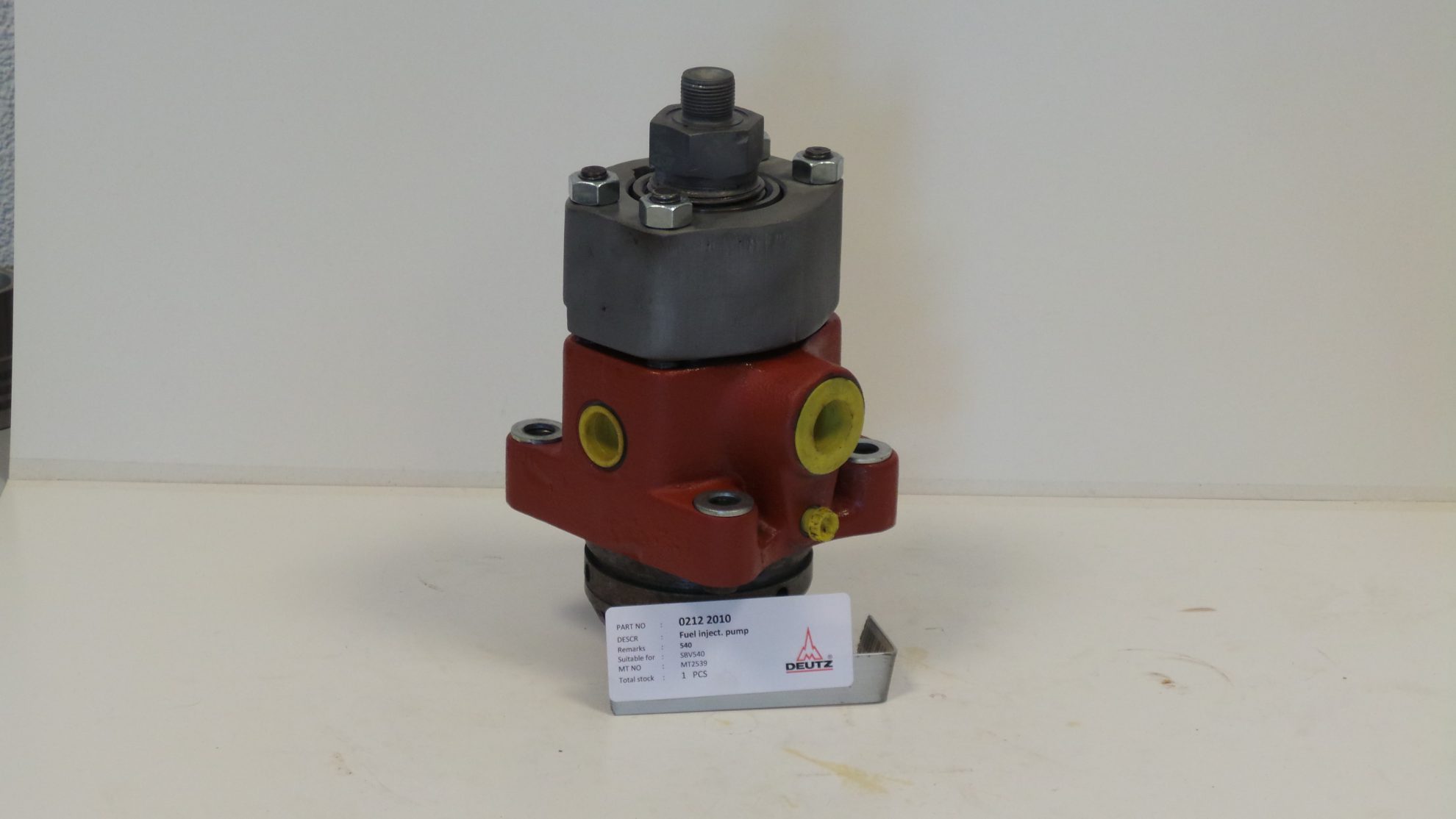 Deutz Fuel injection pump 0212 2010 – Marine Technics